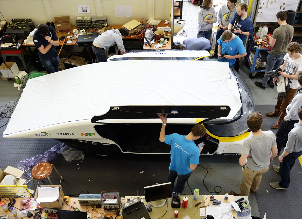 Solar powered family car